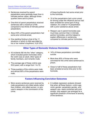 Domestic Violence Homicide Report | PDF