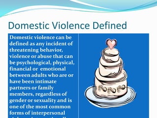 Domestic Violence Powerpoint | PPTX