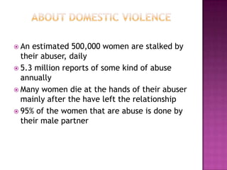 Domestic Violencepowerpoint | PPTX
