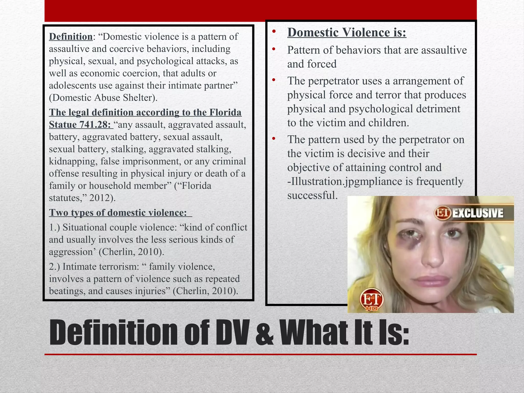 Domestic Violence Presentation | PPT