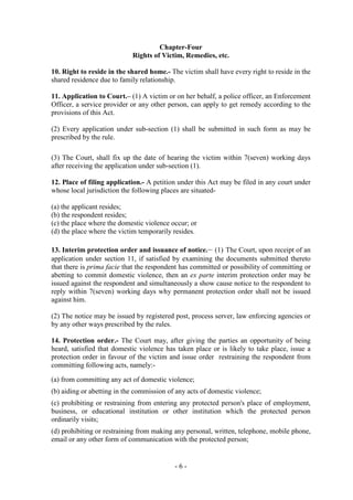 Domestic violence rules english | PDF