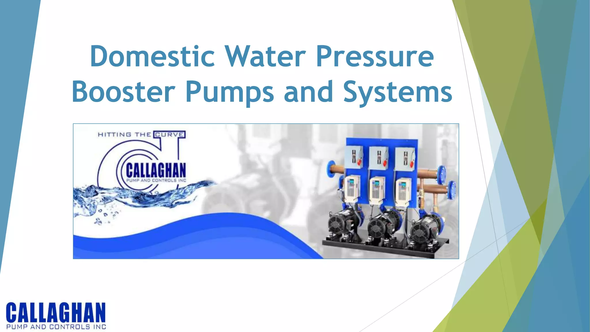 Domestic Water Pressure Booster Pumps and Systems | PPTX