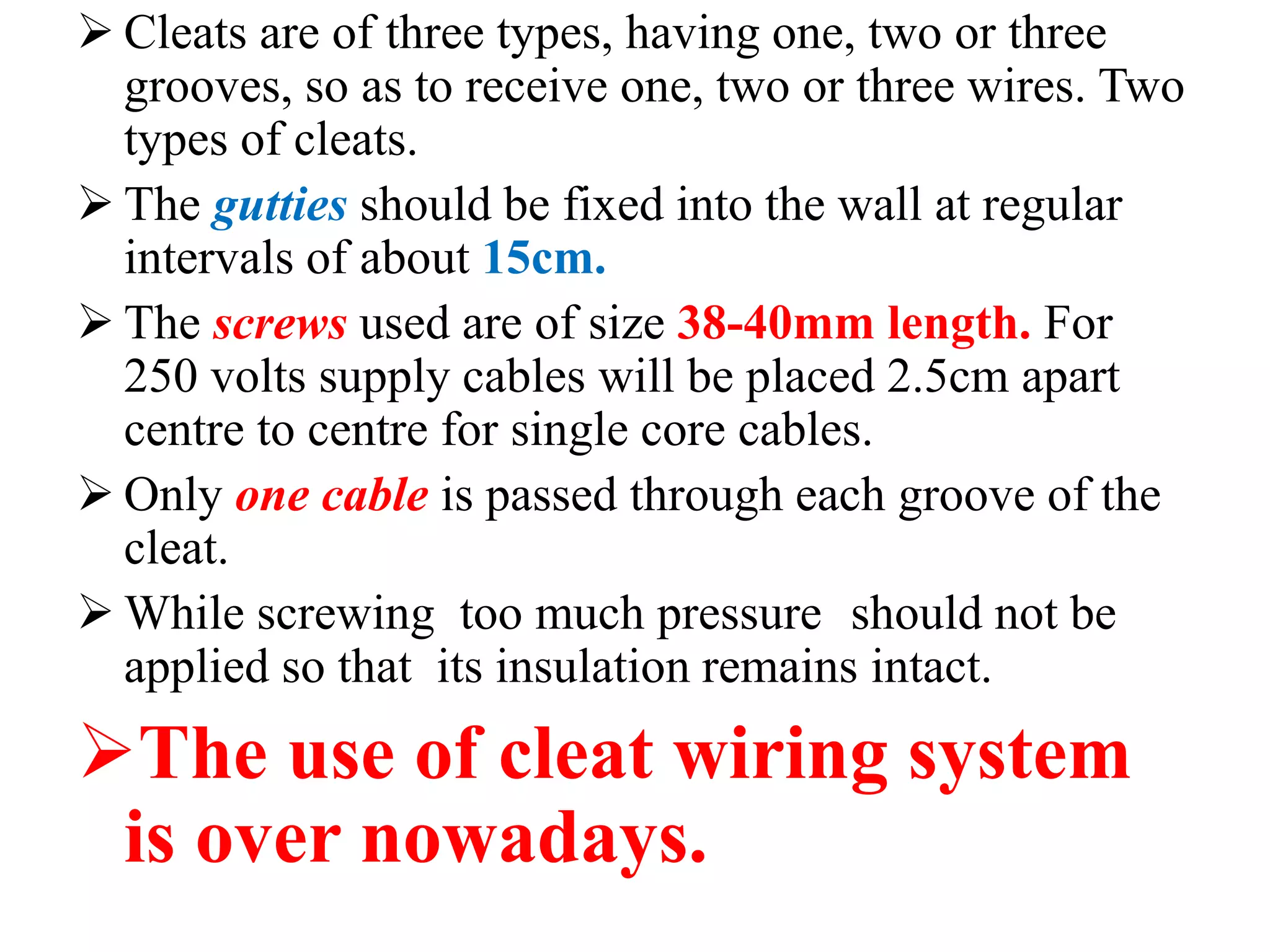 Domestic wiring | PPTX