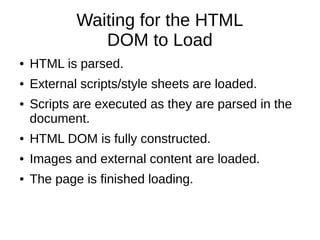 Javascript DOM | PDF | Web Development | Internet