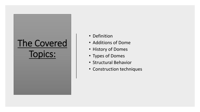 Domical system | PPTX
