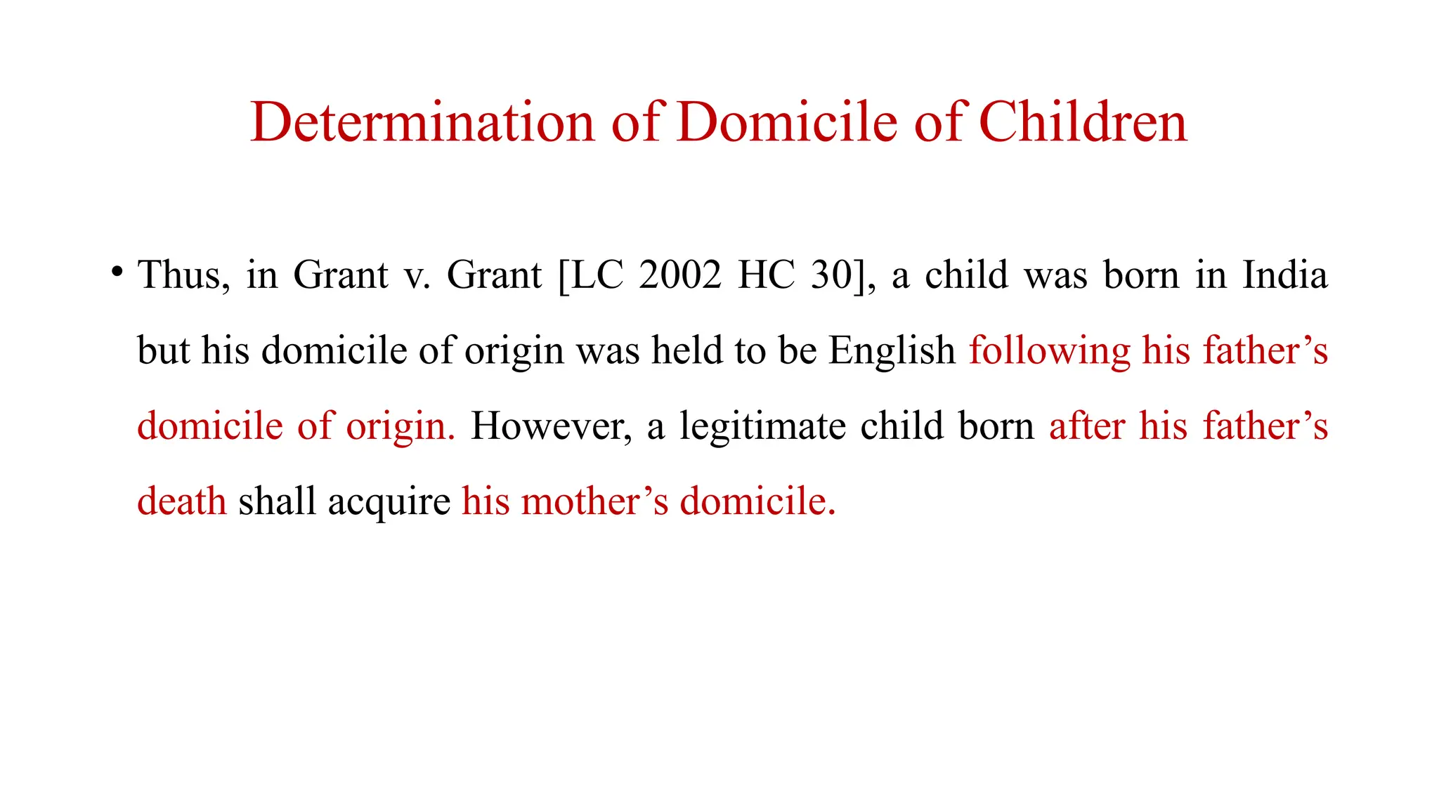 Concept of Domicile, its types, and its principles. | PPTX