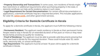 Step-by-Step Guide to Domicile Certificate in Kerala | PPT