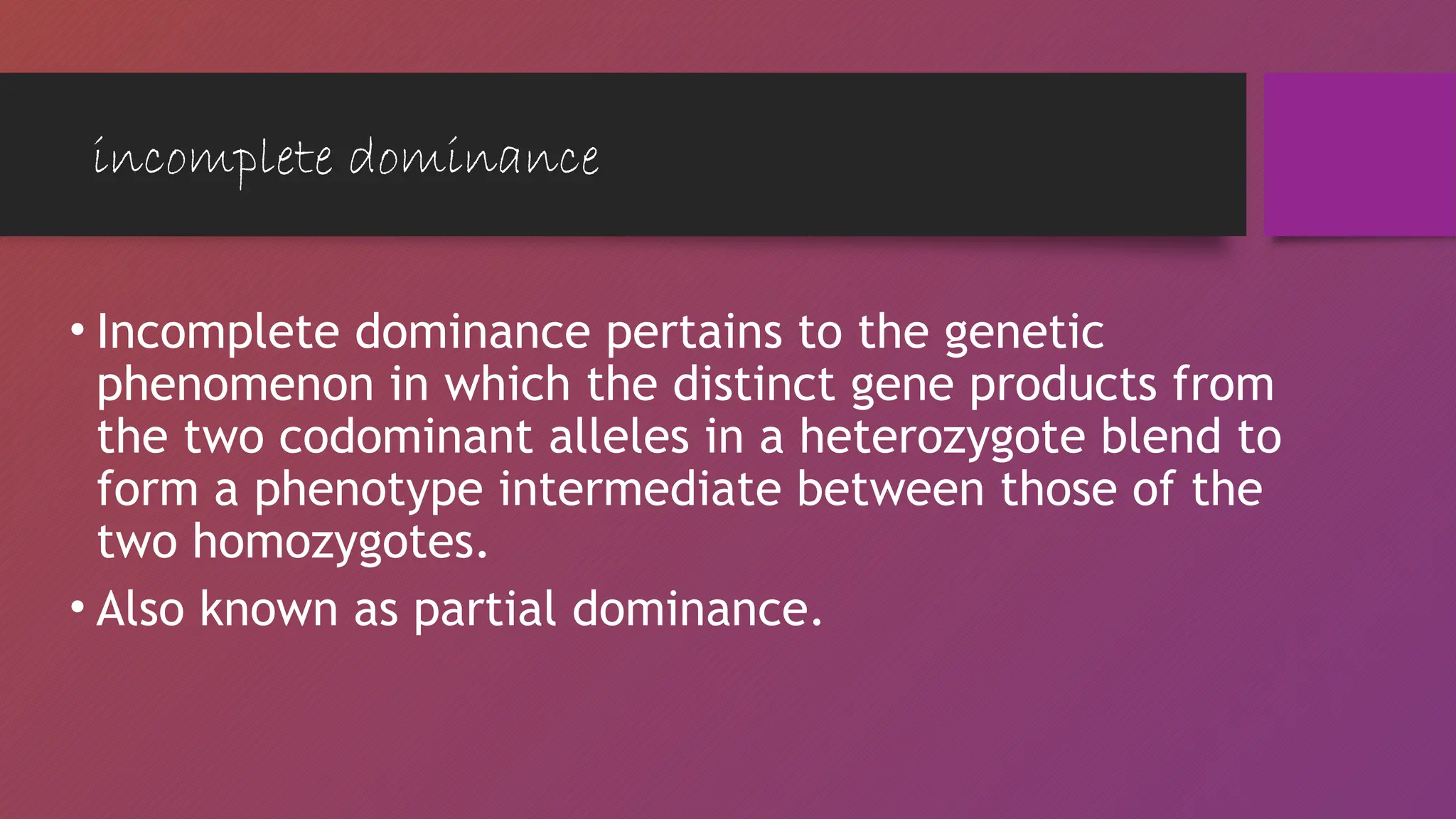 Dominance in plants .types of dominance with examples | PPTX