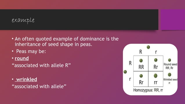 Dominance in plants .types of dominance with examples | PPTX