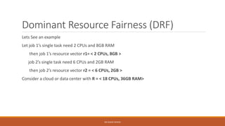 Dominant resource fairness fair allocation of multiple resource types | PPT