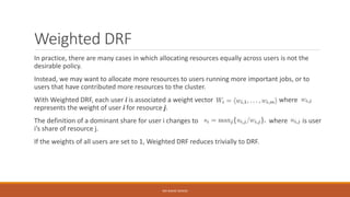 Dominant resource fairness fair allocation of multiple resource types | PPT