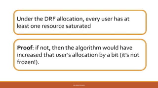 Dominant resource fairness fair allocation of multiple resource types | PPT