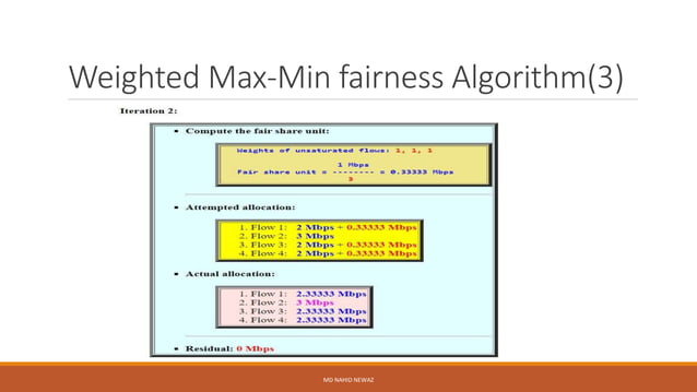 Dominant Resource Fairness Fair Allocation Of Multiple Resource Types Ppt