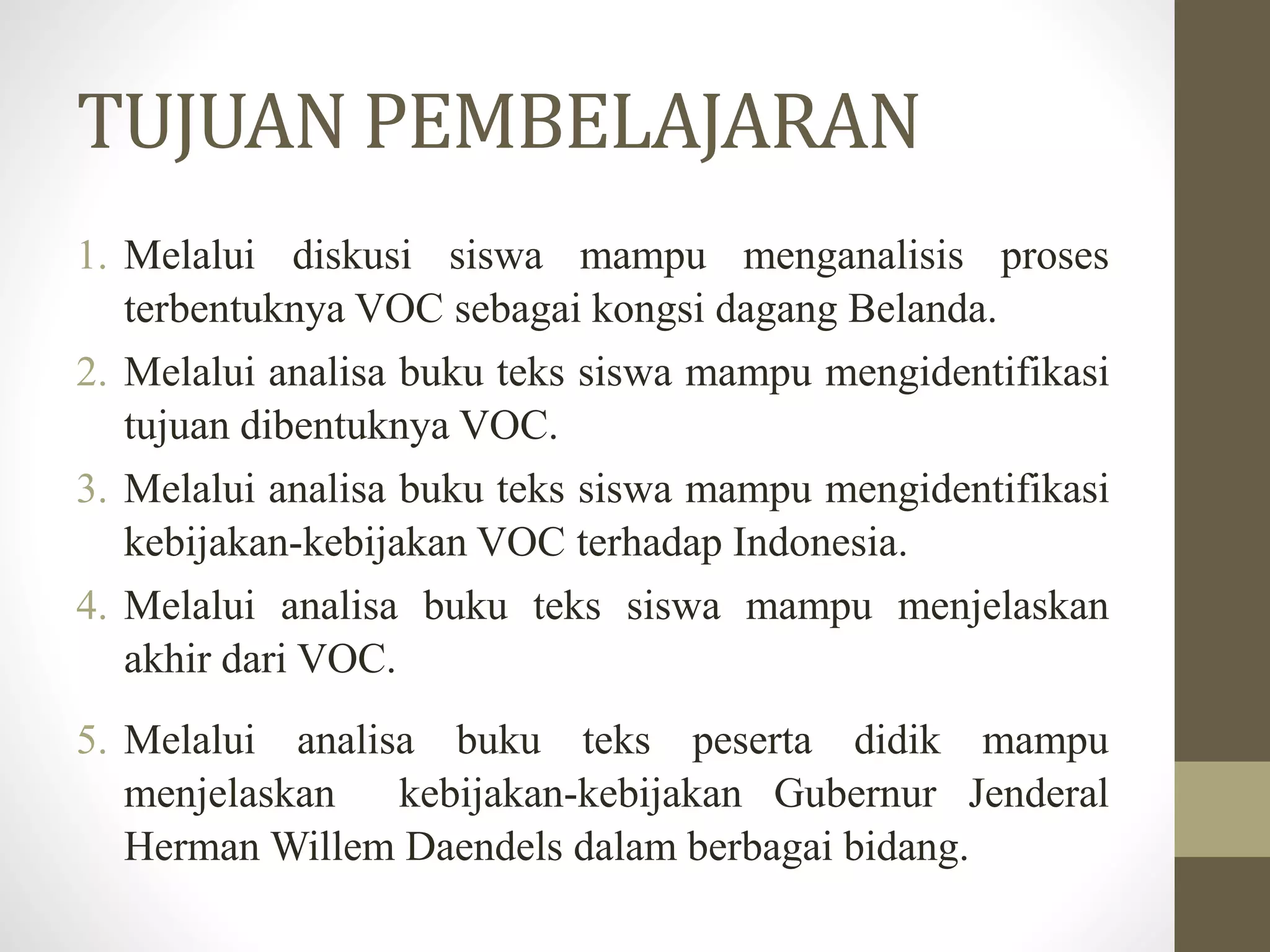 Dominasi belanda di indonesia | PPT
