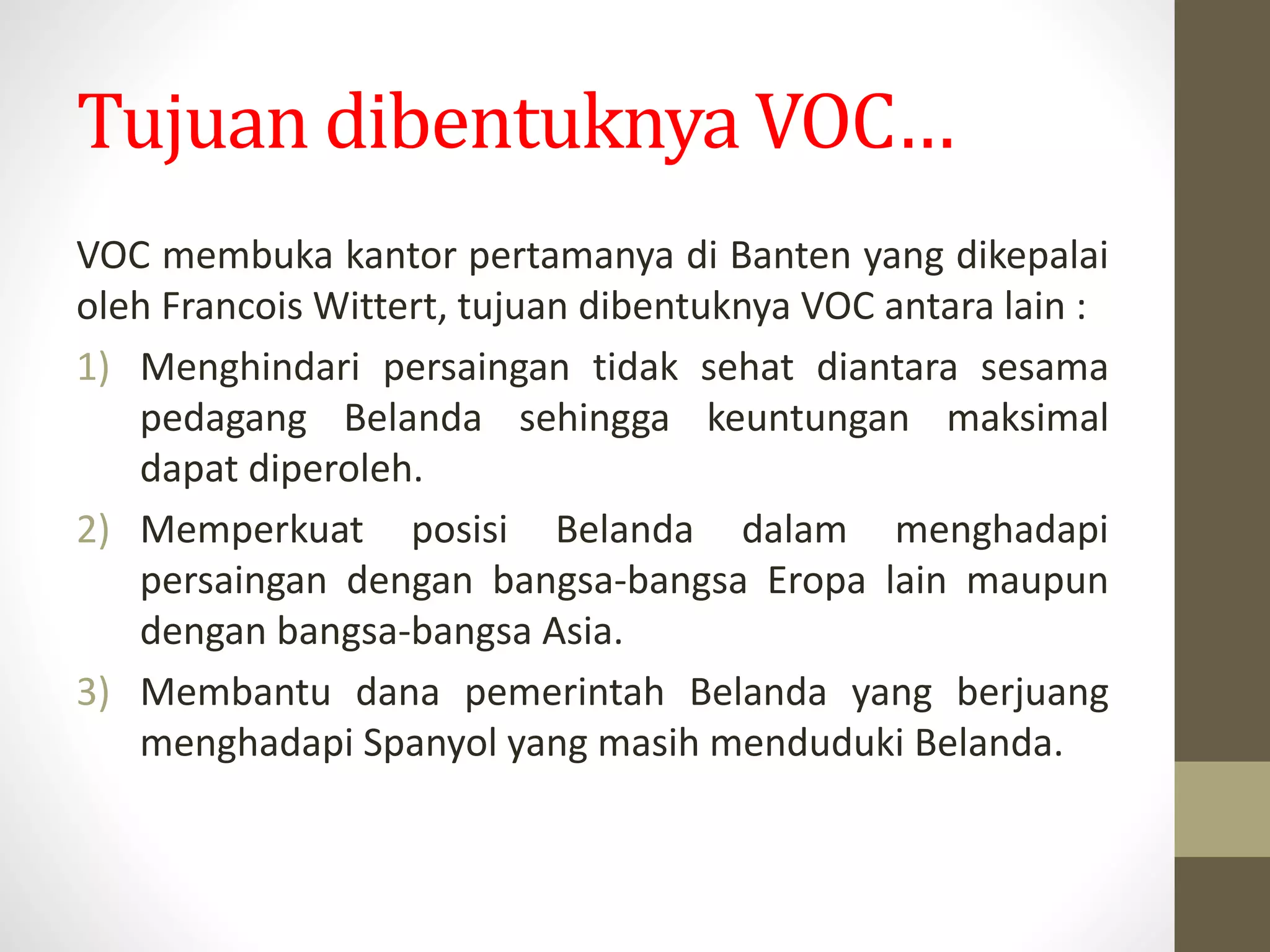 Dominasi belanda di indonesia | PPT
