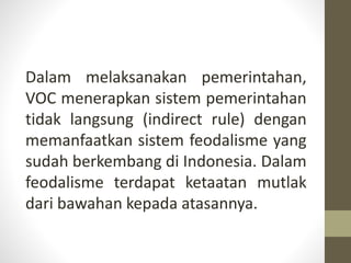 Dominasi belanda di indonesia | PPT