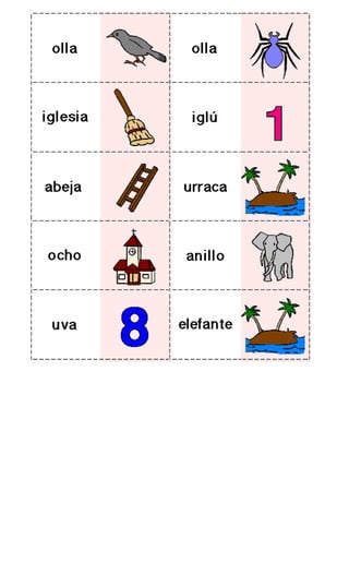 Dominó de vocales | DOCX | Board Games and Puzzles | Games and Puzzles