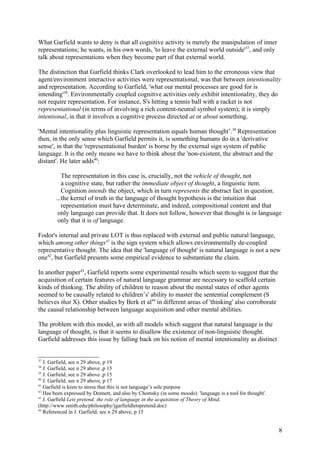 Do minds represent the world | DOC