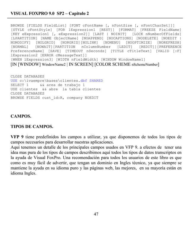 visual fox pro desde cero com 9.0 | PDF | Programming Languages | Computing