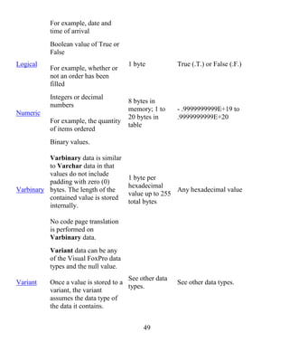 visual fox pro desde cero com 9.0 | PDF