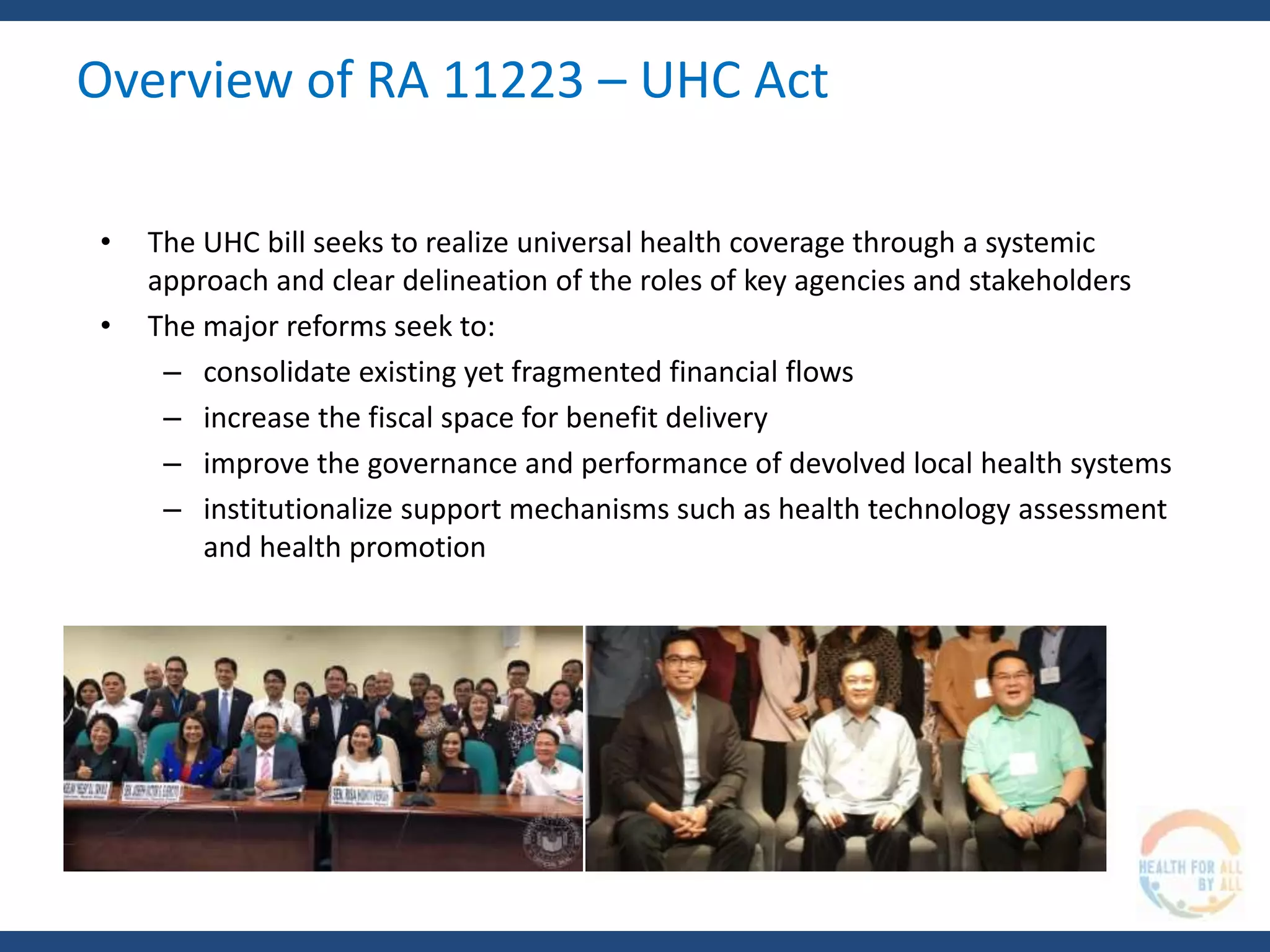 Universal Health Care - the Philippine journey towards accessing ...