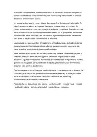 monografia basurales | PDF