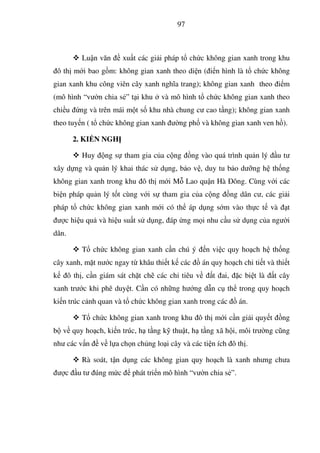 Luận văn: Tổ chức không gian xanh trong khu đô thị mới Mỗ Lao | PDF