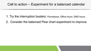 The Balanced Calendar: How to Optimize Your Time | PDF