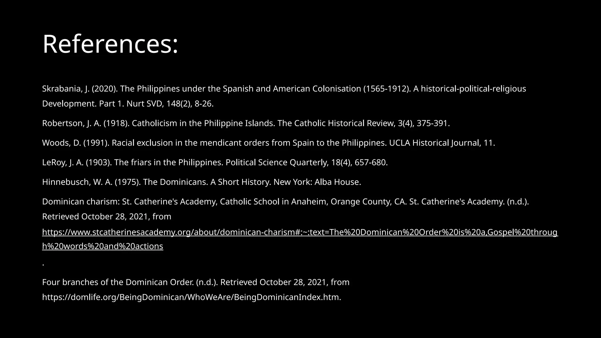 Dominican-Order in the Philippines Presentation | PPTX