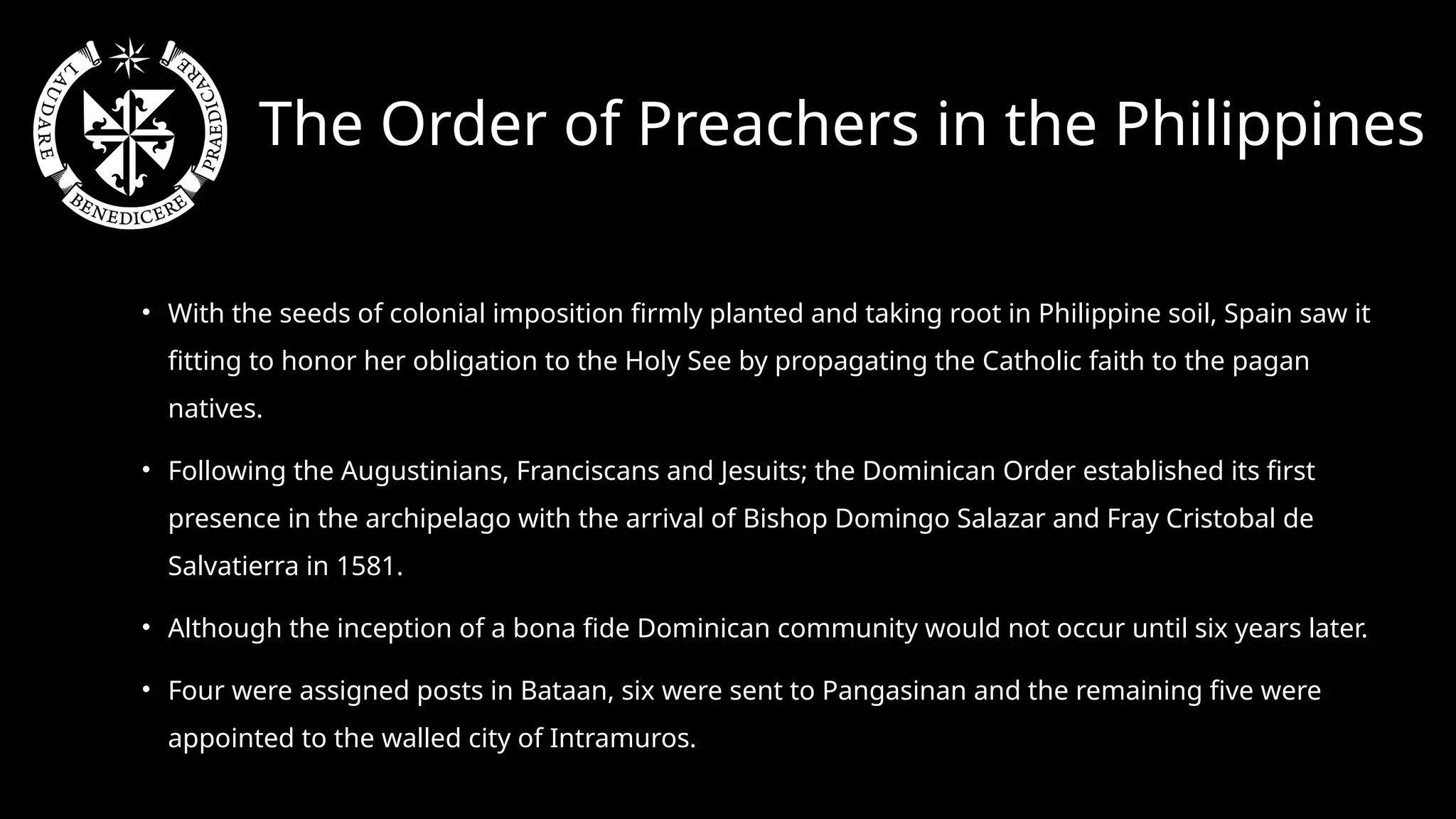 Dominican-Order in the Philippines Presentation | PPTX