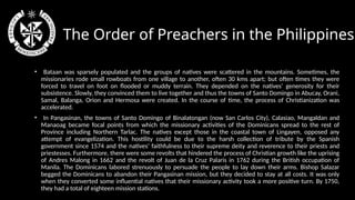 Dominican-Order in the Philippines Presentation | PPTX