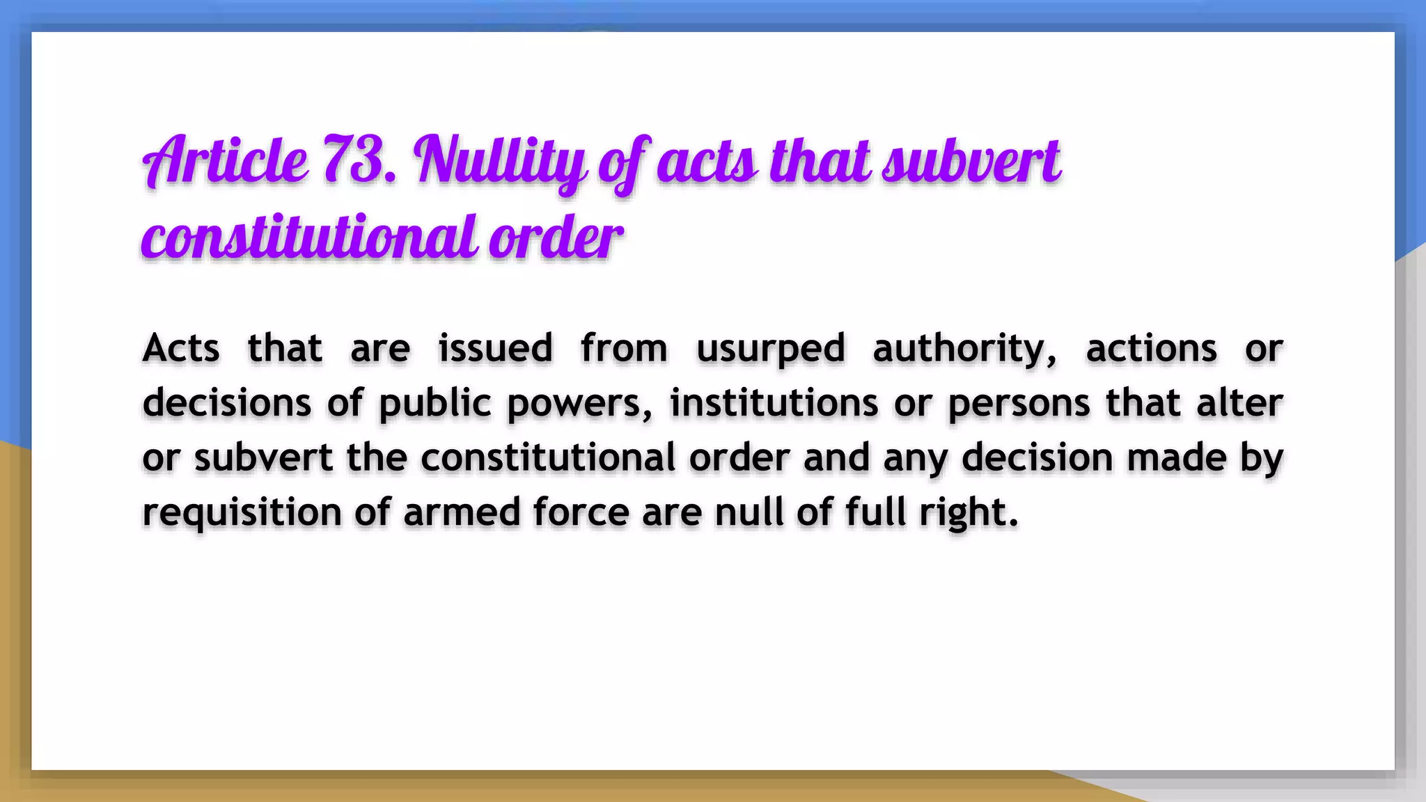 Constitution of Dominican Republic | PPTX