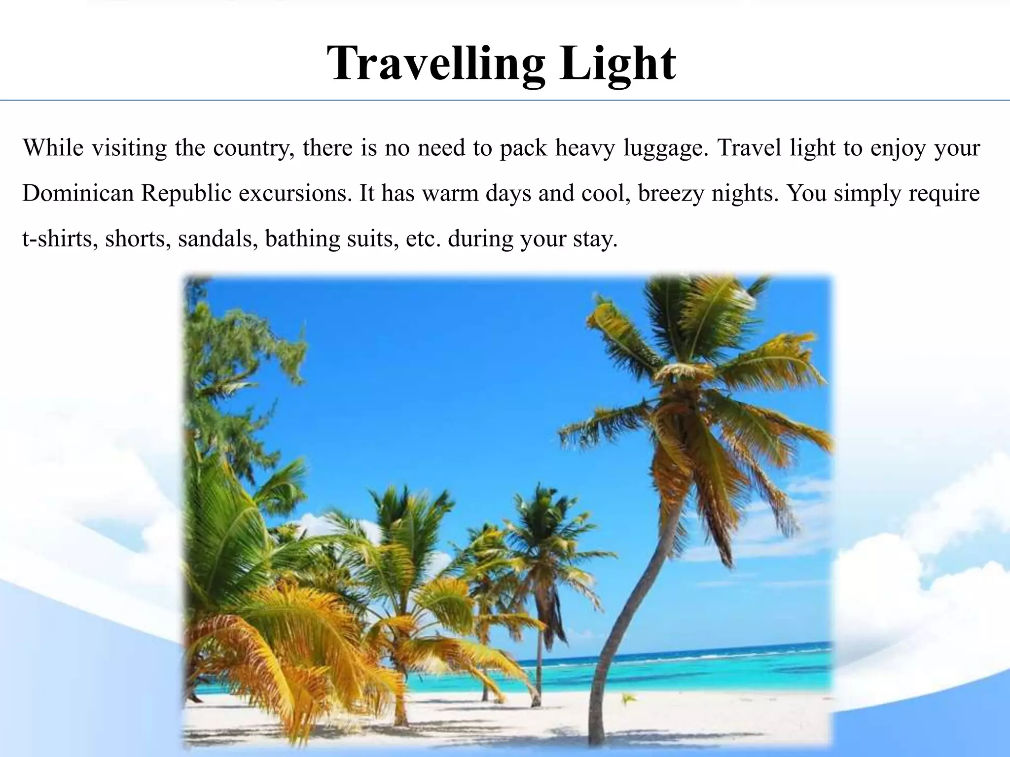 Dominican republic excursion tips | PPT