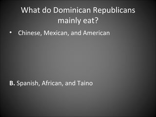 Dominican republic quiz | PPT