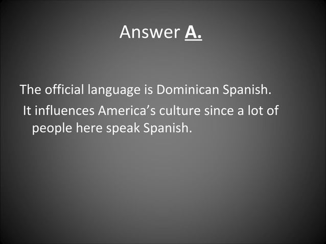 Dominican republic quiz | PPT