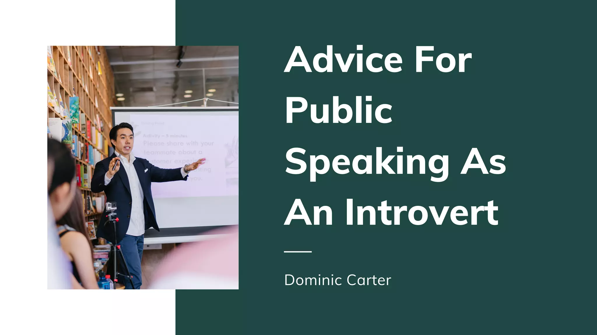 Advice For Public Speaking As An Introvert | PPT