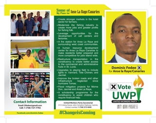 Dominic Fedee for Anse la Raye/Canaries | PDF