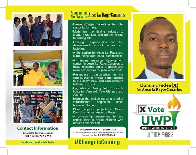 Dominic Fedee for Anse la Raye/Canaries | PDF