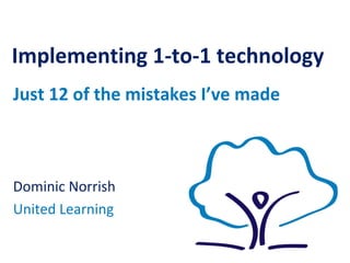 Dominic Norrish digital education show presentation web | PPT