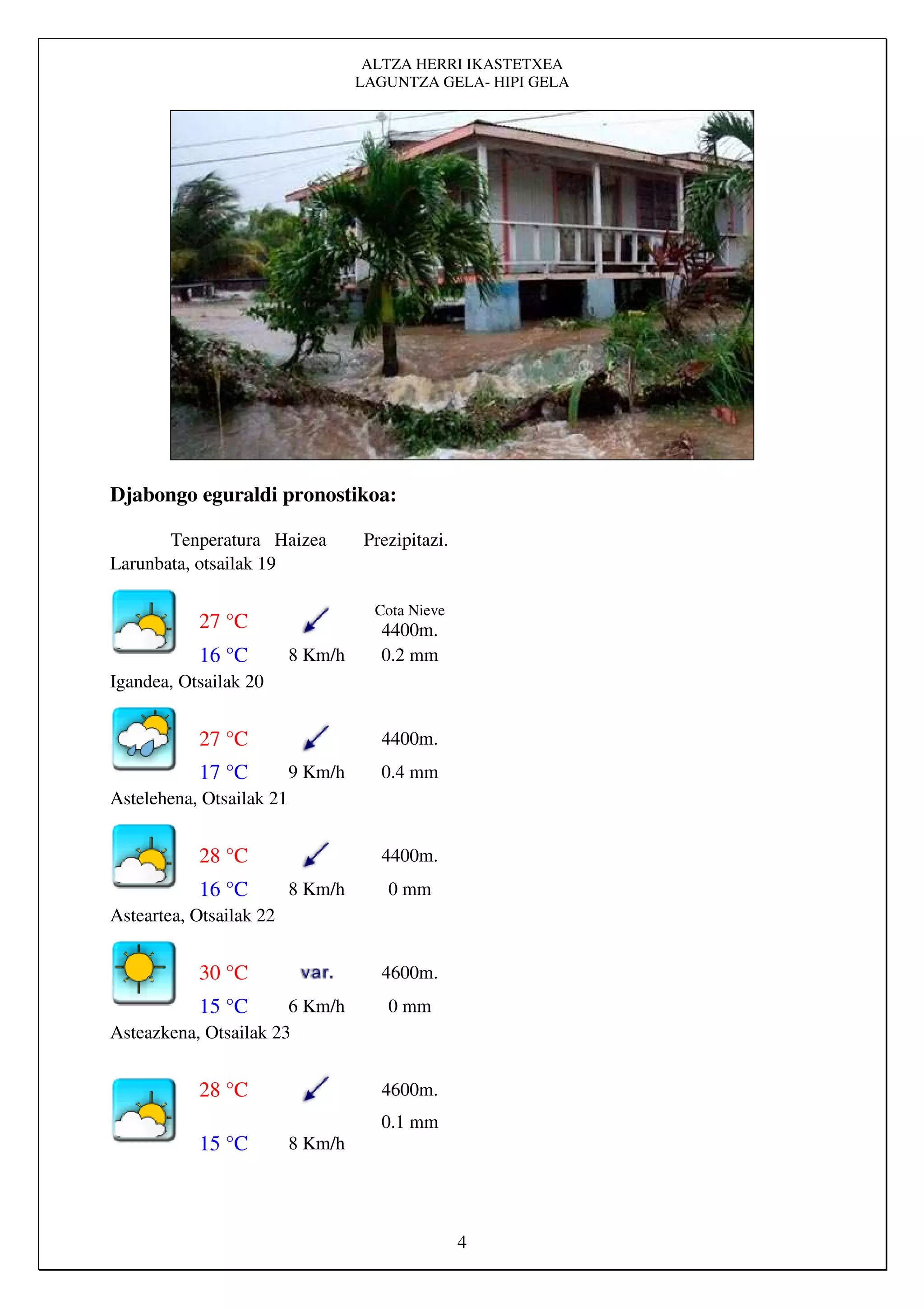Dominikar Errepublikako klima. | PDF