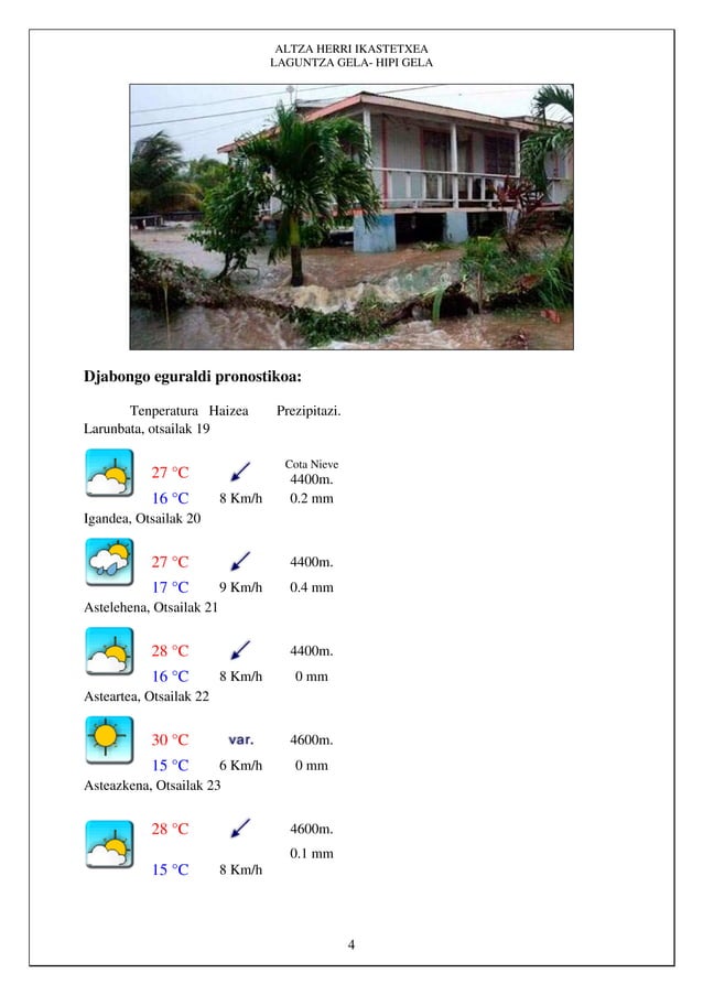 Dominikar Errepublikako klima. | PDF
