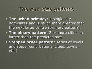 Dominika The Rank Size Rule(2) | PPT | Geography | Science