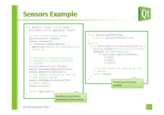 Dominik Gusenbauer Qt Mobility | PPT