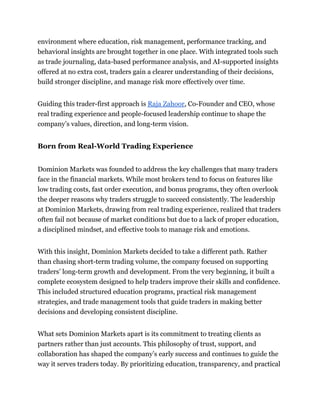 Dominion Markets_ Empowering Traders with Education, Tools, and ...