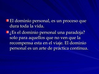 Dominio personal | PPT