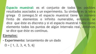 ELEMENTOS DE LA PROBABILIDAD | PPTX