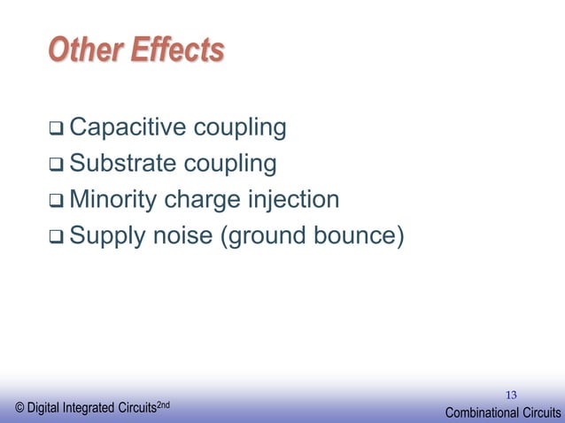 Domino Logic Circuit Vlsi Ppt