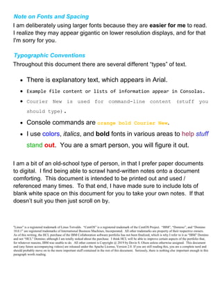 Installing and Configuring Domino 10 on CentOS 7 | PDF