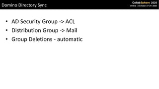 INF107 - Integrating HCL Domino and Microsoft 365 | PPTX