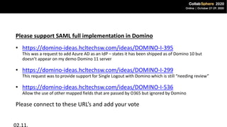 INF107 - Integrating HCL Domino and Microsoft 365 | PPTX